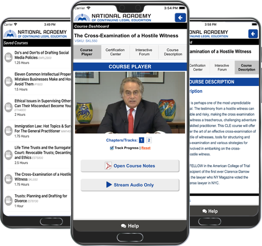 CLE Express Mobile App for iOS & Android : Online CLE Courses for ...