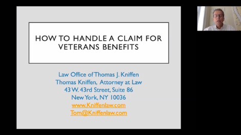NACLE | How to Handle a Claim for Veterans Benefits