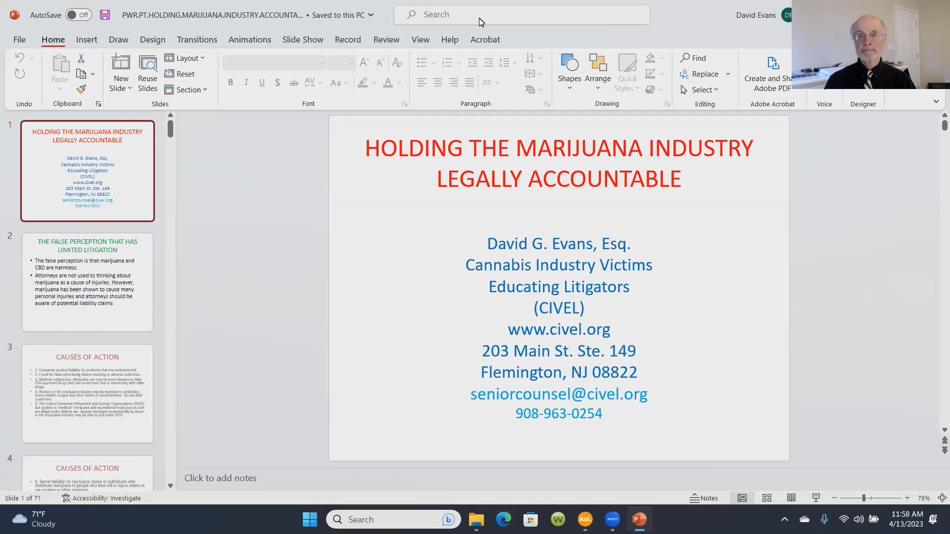 NACLE | Holding The Marijuana Industry Legally Accountable
