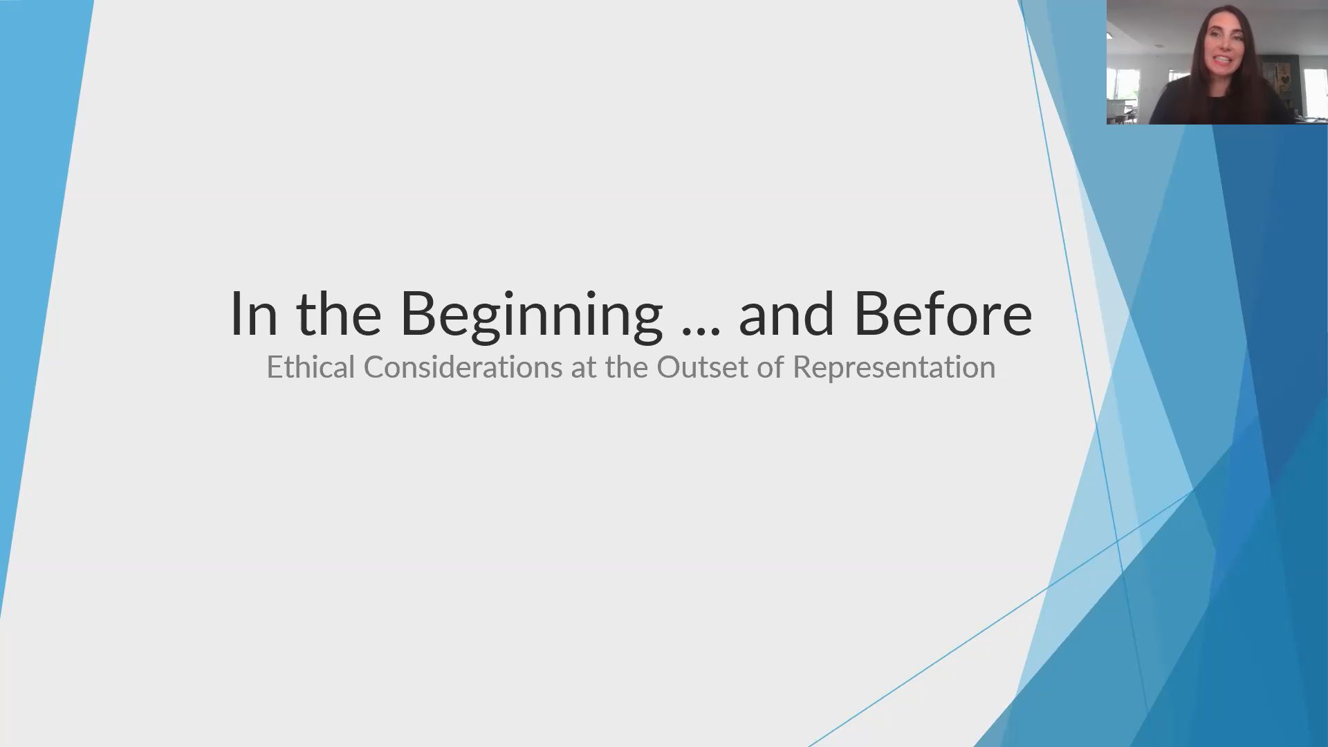 NACLE | In the Beginning... and Before: Ethical Considerations at the ...
