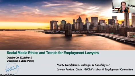 NACLE | Social Media and Ethical Issues in Employment Law – Part 2