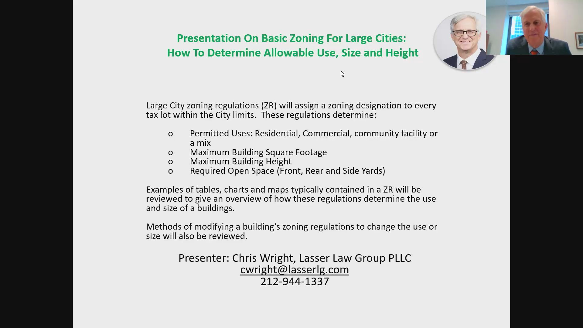 NACLE | Basic Zoning for Large Cities: How to Determine Allowable Use ...