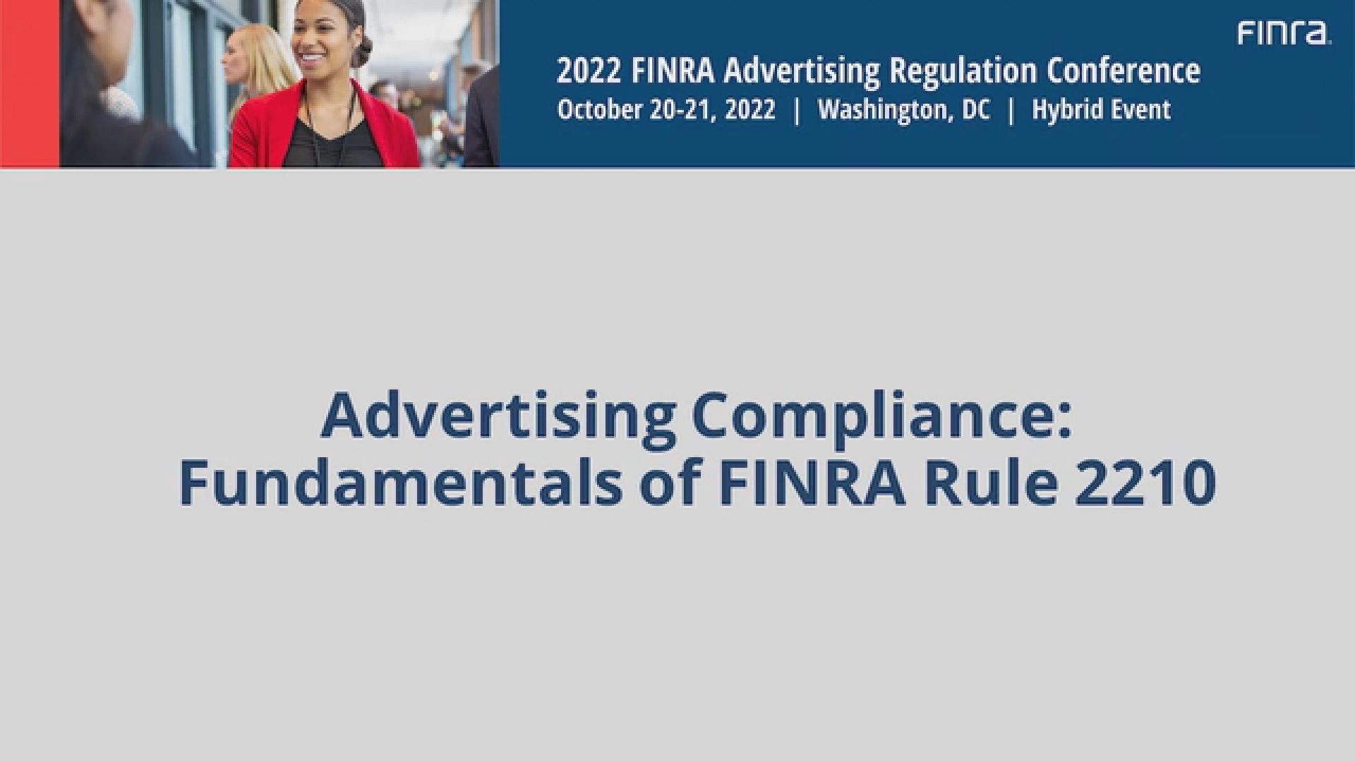 NACLE | Advertising Compliance: Fundamentals of FINRA Rule 2210