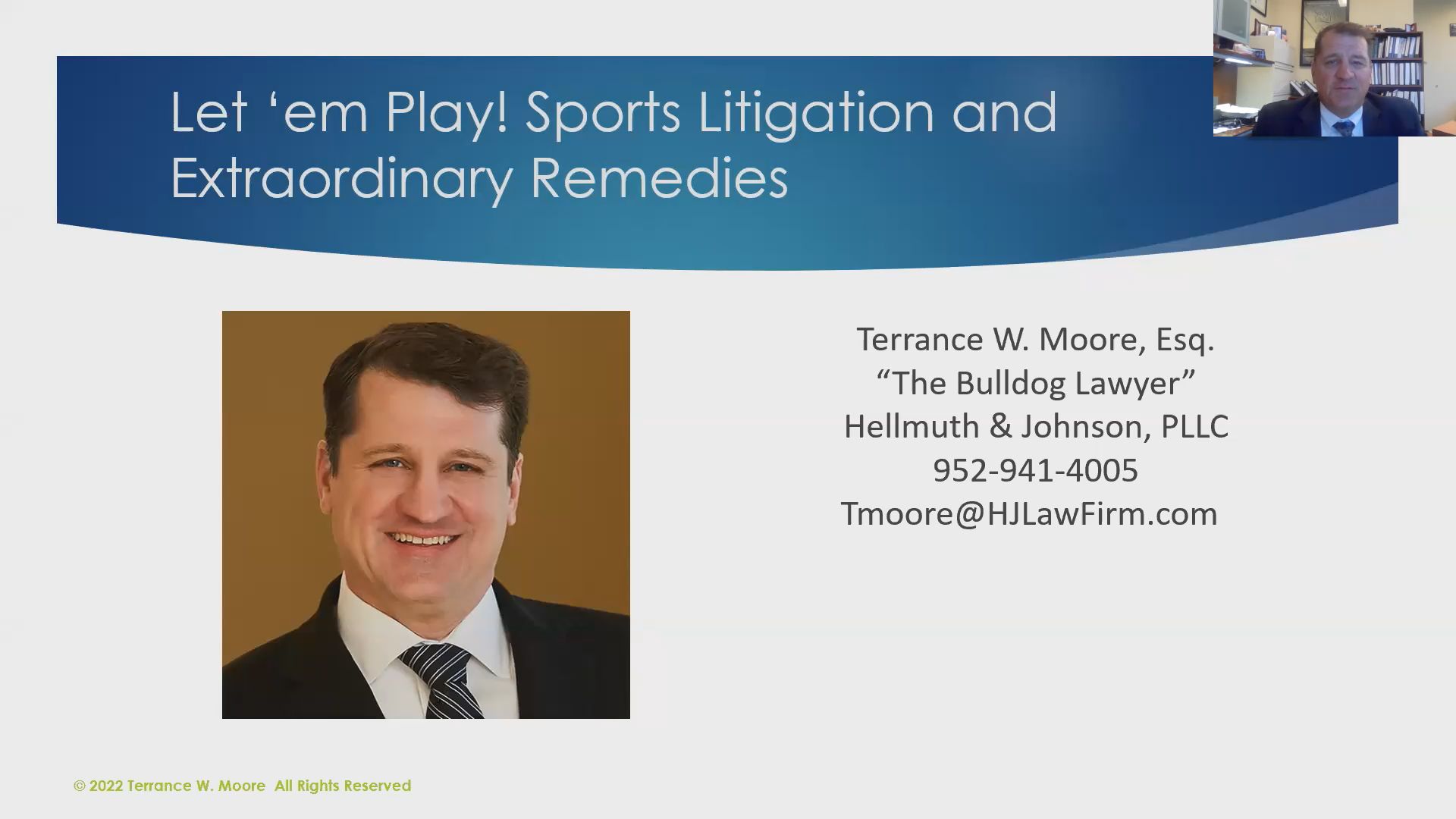 NACLE | Let ‘em Play! Sports Litigation and Extraordinary Remedies