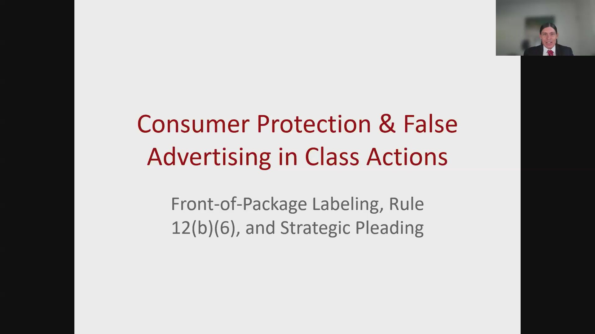 NACLE | Class Actions: Deceptive Consumer Labels